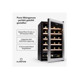 Klarstein Weinkühlschrank Shiraz Premium Smart 24 SS