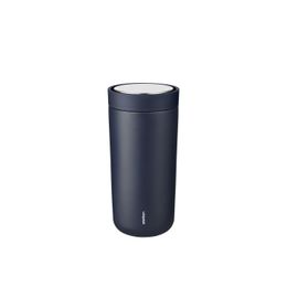 Stelton Thermobecher To Go Click Soft Deep Ocean 400 ml