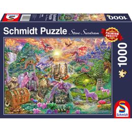 Schmidt Spiele Verzaubertes Drachenland (Puzzle)