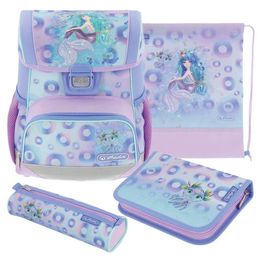 Herlitz Schulranzen Set Loop Plus 4-teilig 2024 Mädchen Mystic Mermaid