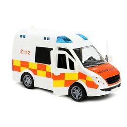 Toi-Toys Spielzeug-Krankenwagen KRANKENWAGEN 112 mit Licht Sound Friktion 22cm Rettungswagen 60
