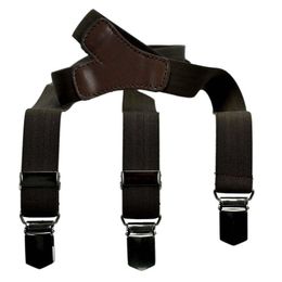 Lloyd Men's Belts LLOYD Men’s Belts Hosenträger LLOYD-Hosenträger 25 mm uni Lederrückenteil Clips 40-Brown