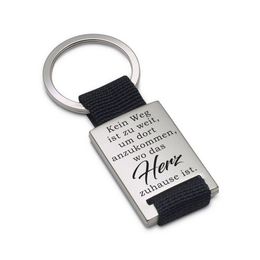 Lieblingsmensch Schlüsselanhänger Kein Weg ist zu weit ...- ein tolles Geschenk und Glücksbringer (Schlüsselanhänger mit Gravur