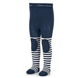 Sterntaler® Strumpfhose GOTS Krabbelstrumpfhose Emmi 100 DEN (1 St. GOTS Babystrumpfhose mit süßen Motiven) Krabbelstrumpfhose mit Anti-Rutsch-Noppen und Komfortbund