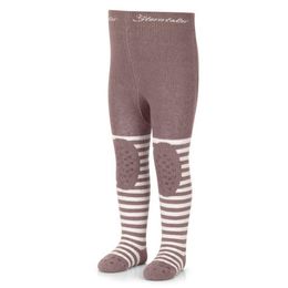 Sterntaler® Strumpfhose GOTS Krabbelstrumpfhose Emmi 100 DEN (1 St. GOTS Babystrumpfhose mit süßen Motiven) Krabbelstrumpfhose mit Anti-Rutsch-Noppen und Komfortbund