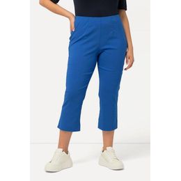 Ulla Popken Funktionshose Bengalinhose wadenlang Elastikbund Stretch