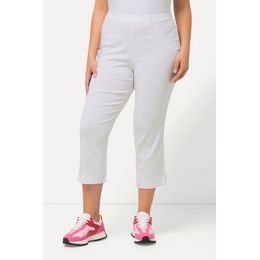 Ulla Popken Funktionshose Bengalinhose wadenlang Elastikbund Stretch