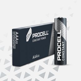 Duracell Procell Constant Micro/AAA/LR03 Batterie, LR03 (1,5 V, 10 St), 1.5V, schwarz