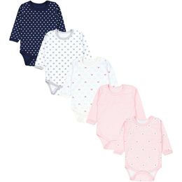 TupTam Langarmbody TupTam Mädchen Baby Body Langarm Unifarben 5er Pack