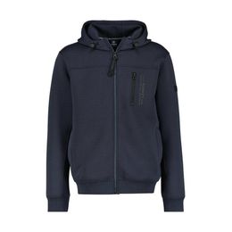 Lerros Sweatjacke Lerros Lässige Sweatjacke mit Kapuze, blau