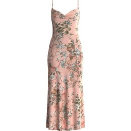 Guess Strandkleid, 3/4-lang, floral, für Damen, rosa, XS