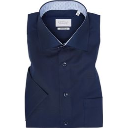 Eterna Businesshemd, Comfort Fit, Kurzarm, Kent-Kragen, für Herren, blau, 42