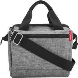 Reisenthel® Schultertasche "Coll Twistersilver", Reißverschlussfach, Steckfächer, zwei Tragegriffe, grau