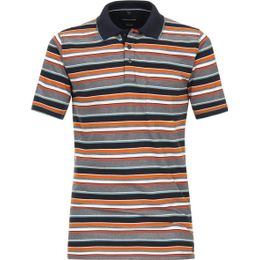Casamoda Poloshirt, Knopfleiste, für Herren, orange, XXL