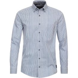 Casamoda Freizeithemd, Casual-Fit, Button-Down-Kragen, für Herren, blau, XL
