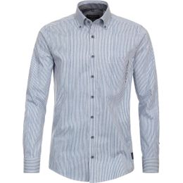 Casamoda Freizeithemd, Casual-Fit, Button-Down-Kragen, für Herren, blau, L