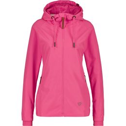 alife and kickin® Übergangsjacke "BettyAK A", Herz-Emblem, Kapuze, für Damen, pink, L