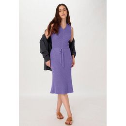 hessnatur Strickkleid Midi Slim aus reiner Bio-Baumwolle (1-tlg)