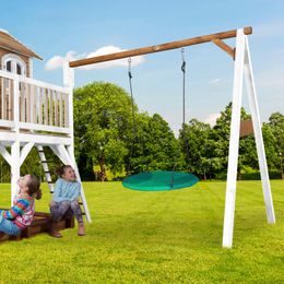 Spielhaus AXI "Liam" Spielhäuser bunt (braun, weiß, lindgrün) Kinder Spielhaus