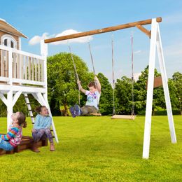 Spielhaus AXI "Liam" Spielhäuser bunt (braun, weiß, rot) Kinder Spielhaus