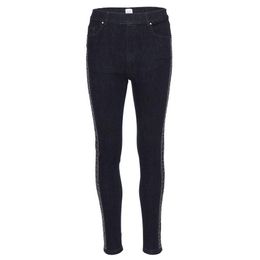 Edwina Eidtmann Jeggings Stretch-Hose mit Strass-applikation