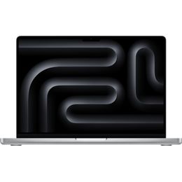 Apple Notebook "MacBook Pro 14" M3 Pro" Notebooks Gr. 18 GB RAM 1000 GB SSD, silberfarben (silber) MacBook Air Pro Bestseller