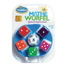 ThinkFun - 76316 - Mathe Würfel Junior - Grundrechenarten spielerisch Vertiefen, lernen ohne es zu merken. Ein Würfelspiel für Kinder ab 6 Jahren
