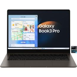 Samsung Notebook "Galaxy Book3 Pro" Notebooks Gr. 16 GB RAM 1000 GB SSD, grau (graphite) Laptops