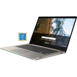 Lenovo Chromebook "Slim 5 CB Gold 7505" Notebooks Gr. 4 GB RAM 128 GB SSD, beige (sand) Lenovo