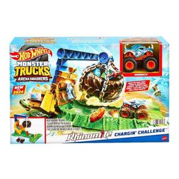 Mattel Hot Wheels Monster Trucks Arena Smashers: Rhinomite Chargin' Challenge