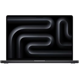 Apple Notebook "MacBook Pro 16" M3 Pro" Notebooks Gr. 36 GB RAM 512 GB SSD, schwarz (space black) MacBook Air Pro