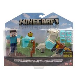 Mattel Minecraft Armored Horse and Steve