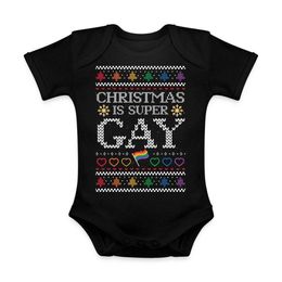 Quattro Formatee Kurzarmbody LGBT Gay Christmas