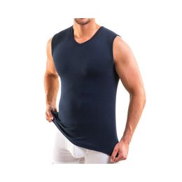 Hermko Achseltop 3050 Herren Muskelshirt V-Neck aus 100% Bio-Baumwolle Vest Unterhemd