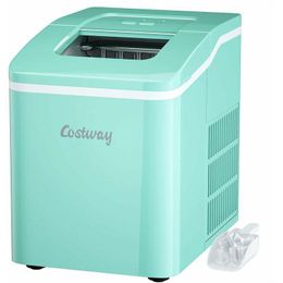 Costway - Eiswürfelmaschine Ice Maker, Eismaschine, Eiswürfelbereiter inkl. Eiswürfelschaufel / 9 Eiswürfel in 8 min / 12kg in 24 Std. / 1,6L