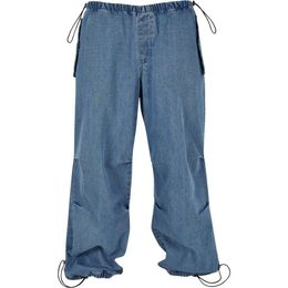 Urban Classics Bequeme Jeans Urban Classics Herren Parachute Jeans Pants, blau