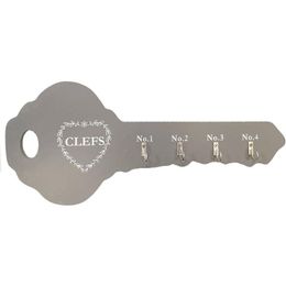 Mojawo Schlüsselbrett Schlüssel H17xB38xT3cm-M58104-Grau