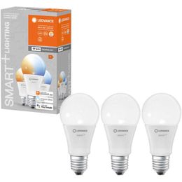 LED-Lampe smart+ WiFi Classic, A60, E27, eek: f, 9 w, 806 lm, 2700…6500 k, Smart, 3 Stück - LEDVANCE