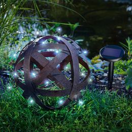 Solar Premium Lichterkette 24 led kaltweiß Garten Weihnachtsdeko Esotec 102165