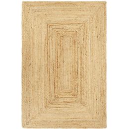 Teppich,Fußmatte Handgefertigt Jute 200x300 cm vidaXL