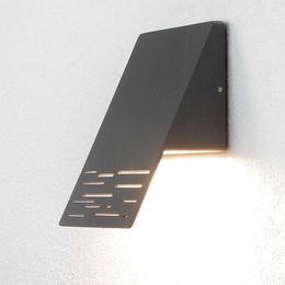 Licht-Erlebnisse - Moderne Außenwandlampe led anthrazit - anthrazit