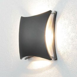 Licht-Erlebnisse - Design Außenwandlampe led - Schwarz