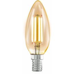 Licht-Erlebnisse Led Filament Leuchtmittel Edison Lampe E14 - Klar