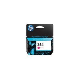 HP 364 original cartouche d encre magenta capacite standard 3ml 300 pages pack de 1 avec d encre Vivera (CB319EEABB) - Hewlett Packard