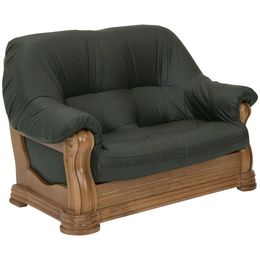 Max Winzer Arkansas Sofa 2-Sitzer Echtleder dunkelgrün