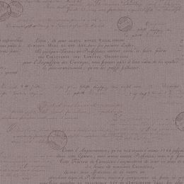 A.S. Création Französische Tapete in Brief Optik | Schriftzug Vliestapete in Leinenoptik braun für Küche und Wohnzimmer | Vintage Wandtapete mit Vinyl nostalgisch