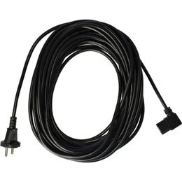 vhbw Stromkabel kompatibel mit Nilfisk VP300, Saltix 10, VP600, LSU 275, LSU 375, Viper Staubsauger - 15 m Kabel, Anschlusskabel
