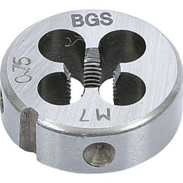 BGS-technic Gewindeschneideisen M7 x 0,75 x 25 mm