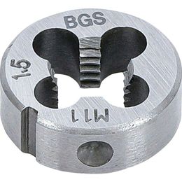 BGS-technic Gewindeschneideisen M11 x 1,5 x 25 mm