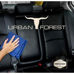URBAN FOREST - Lederpflege für Reitsport i Lederpflege-Set zur Reinigung & Pflege von Leder